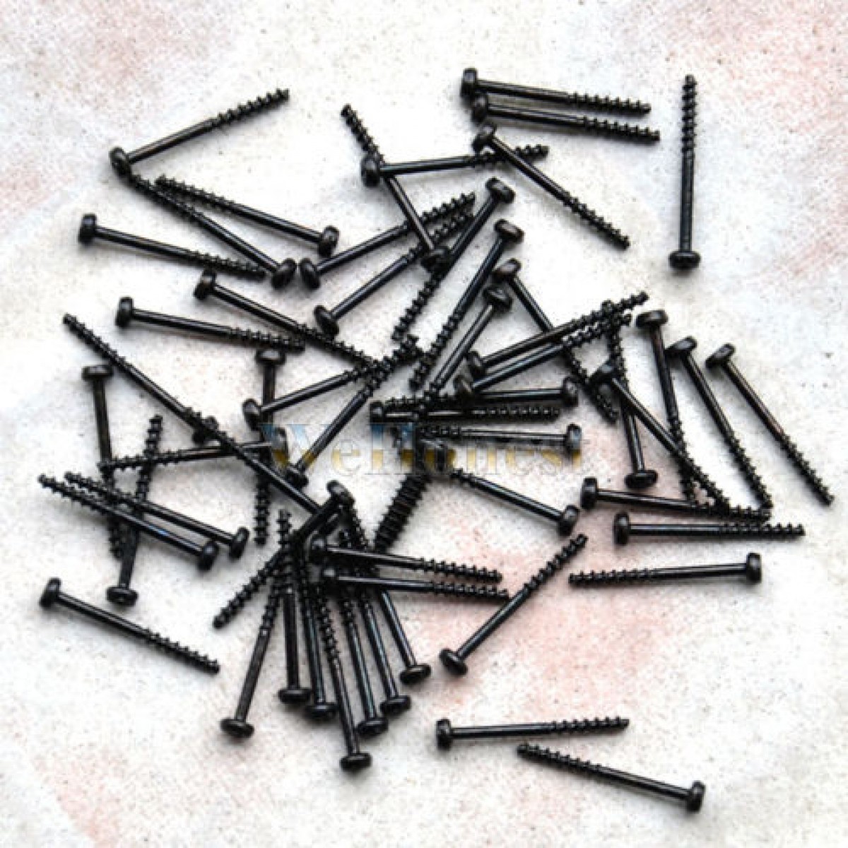 300 x ultra slim Mini Tiny Black Self Tapping Track Screws 1.2mm x 12mm