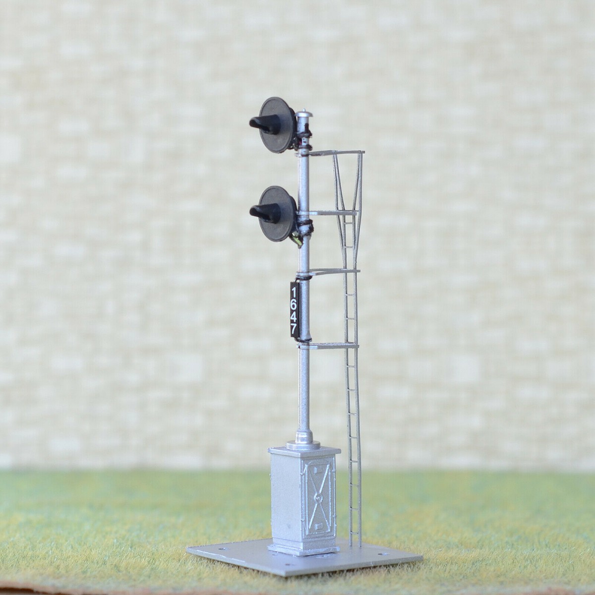 1 x HO scale model railroad 3-colors searchlight signal metal cabinet 2 ...