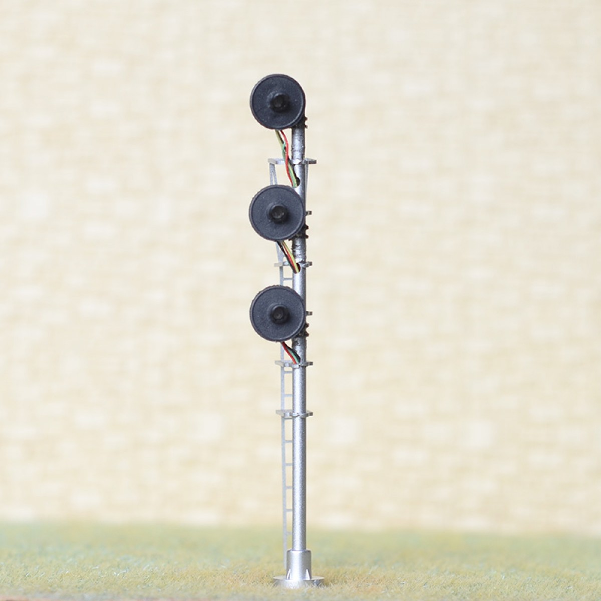 1 x HO scale model railroad LED searchlight signal 3-colors metal 3 ...