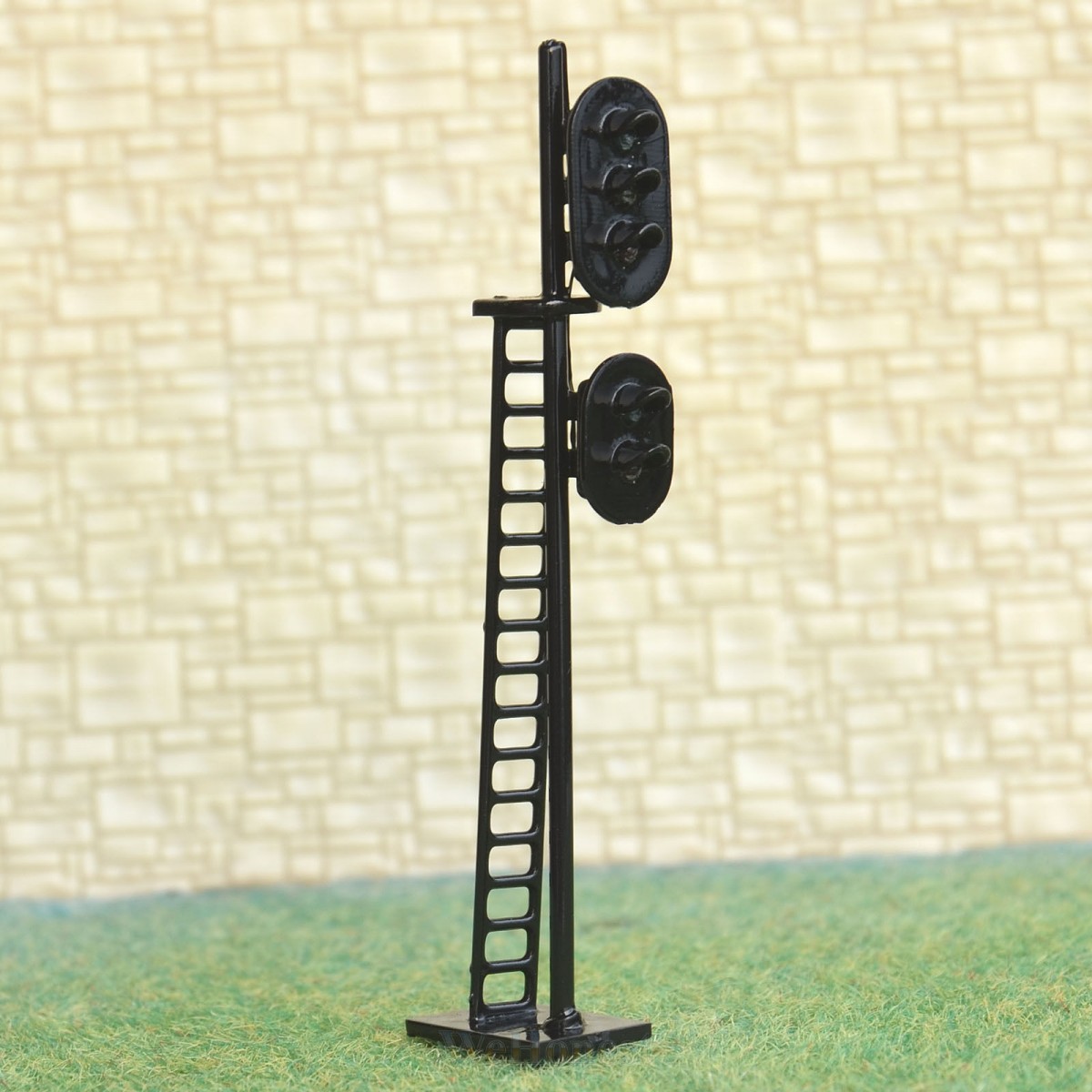 1 x HO Scale 1:87 LEDs Made 2 heads Railroad Signals 3 over 2 G/Y/R G/R #N