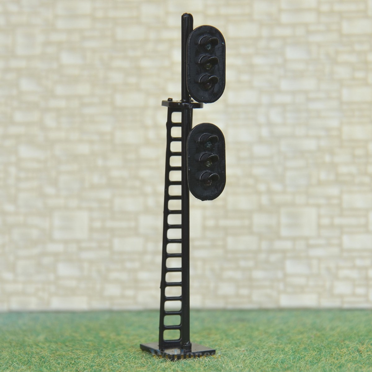 1 X HO Scale 1:87 LEDs Made dual heads Railway Signals 3 over 3 G/Y/R G ...