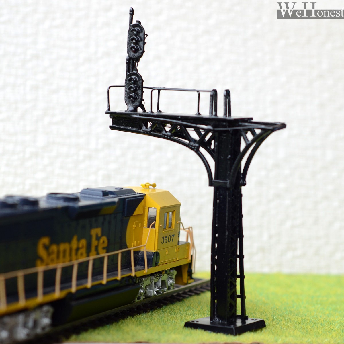 1 x HO / OO scale Cantilever Signal Bridge LED 2 heads 3+3 aspects ...