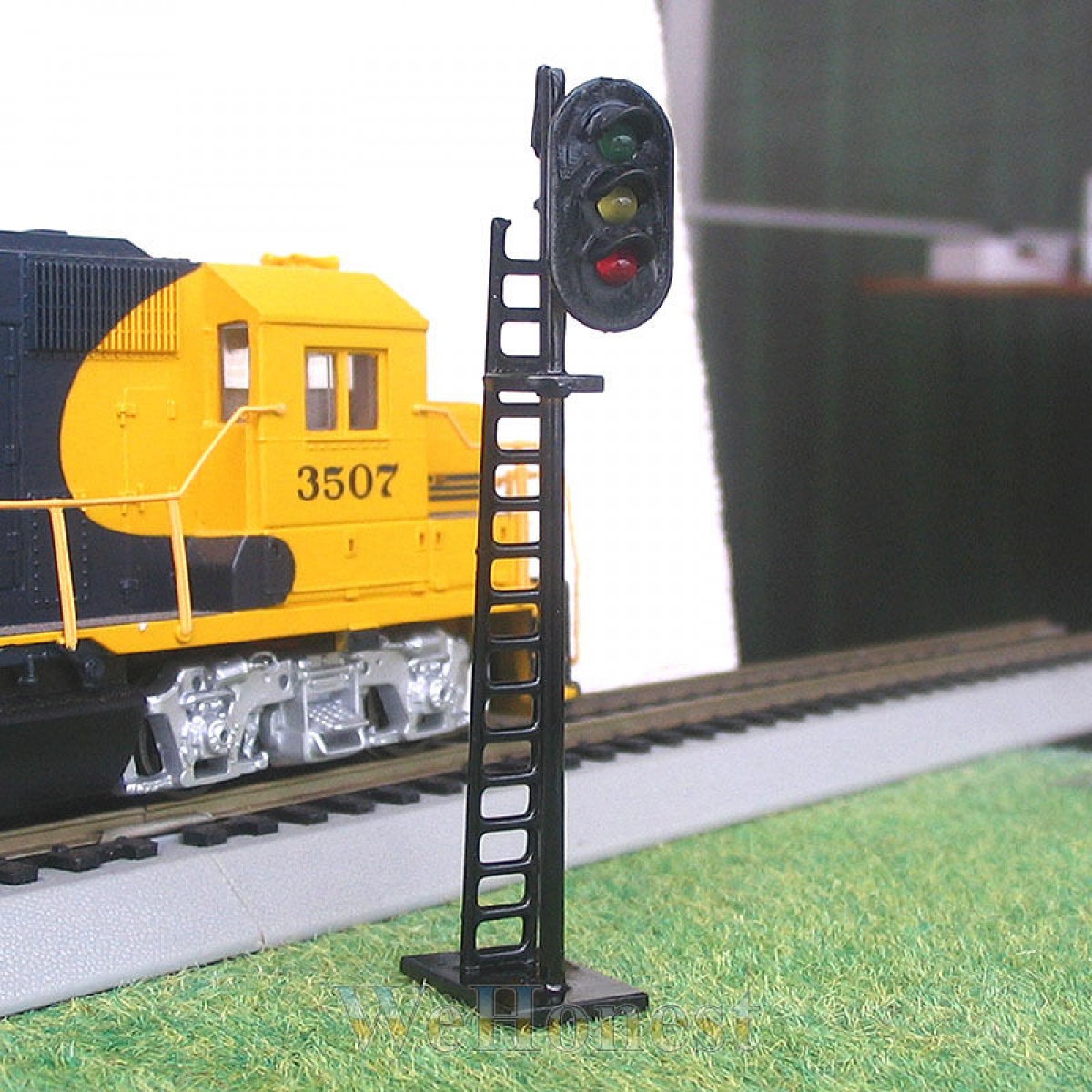 1 x OO or HO Scale LEDs Made Railway Signals 3 lights Block Signals G/Y ...