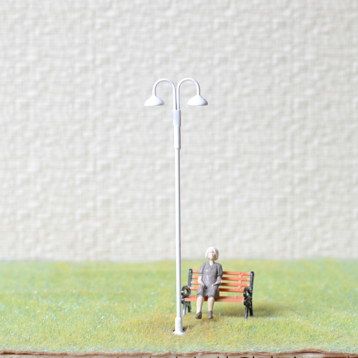 3 x OO / HO scale LED street light Model Train Railroad path lamp post ...
