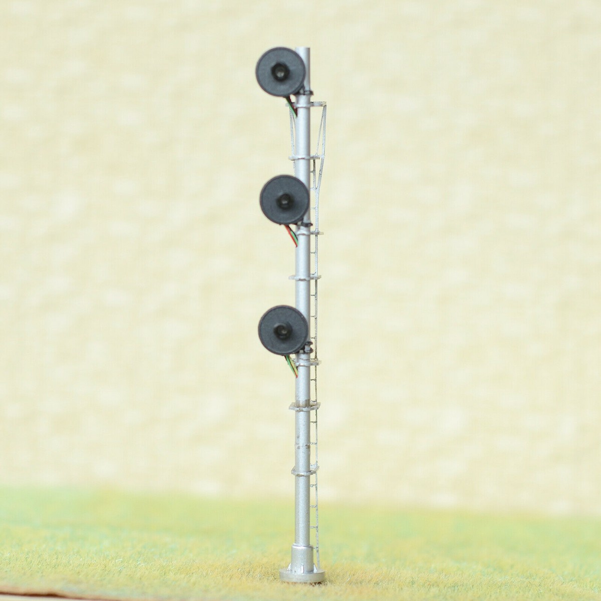 1 x HO scale model railroad 3-colors searchlight signal metal block 3 ...