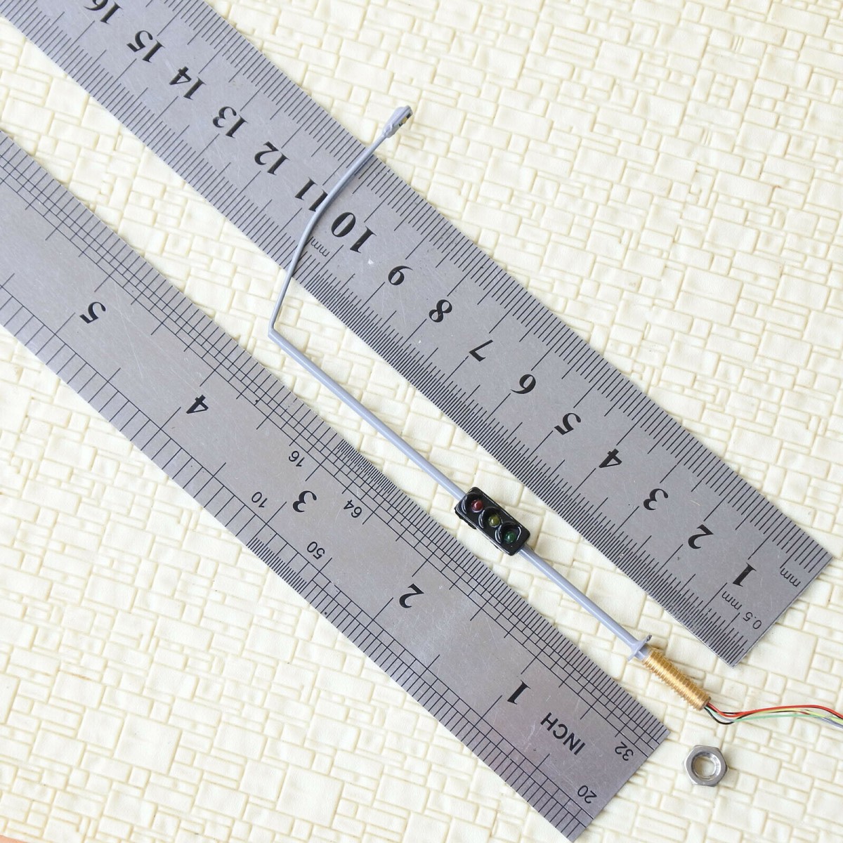 1 x traffic signal with street light HO OO scale model railroad led ...