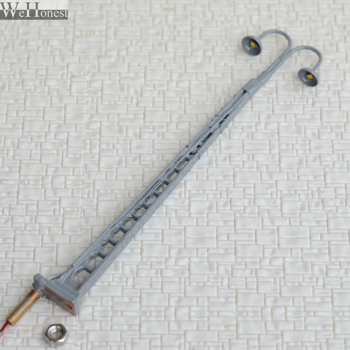 1 x OO / HO Scale Led mast tower light Model Railroad street Lamp post ...