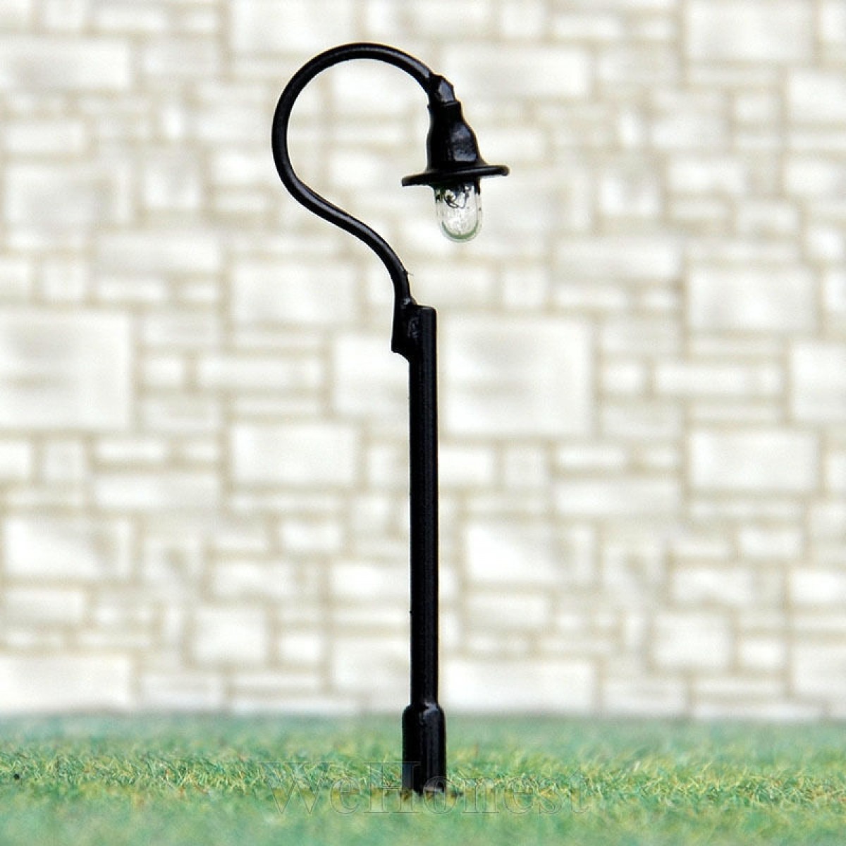 5 x OO gauge Model Lampposts BLACK street lights 12V 16V resistors Lamp ...