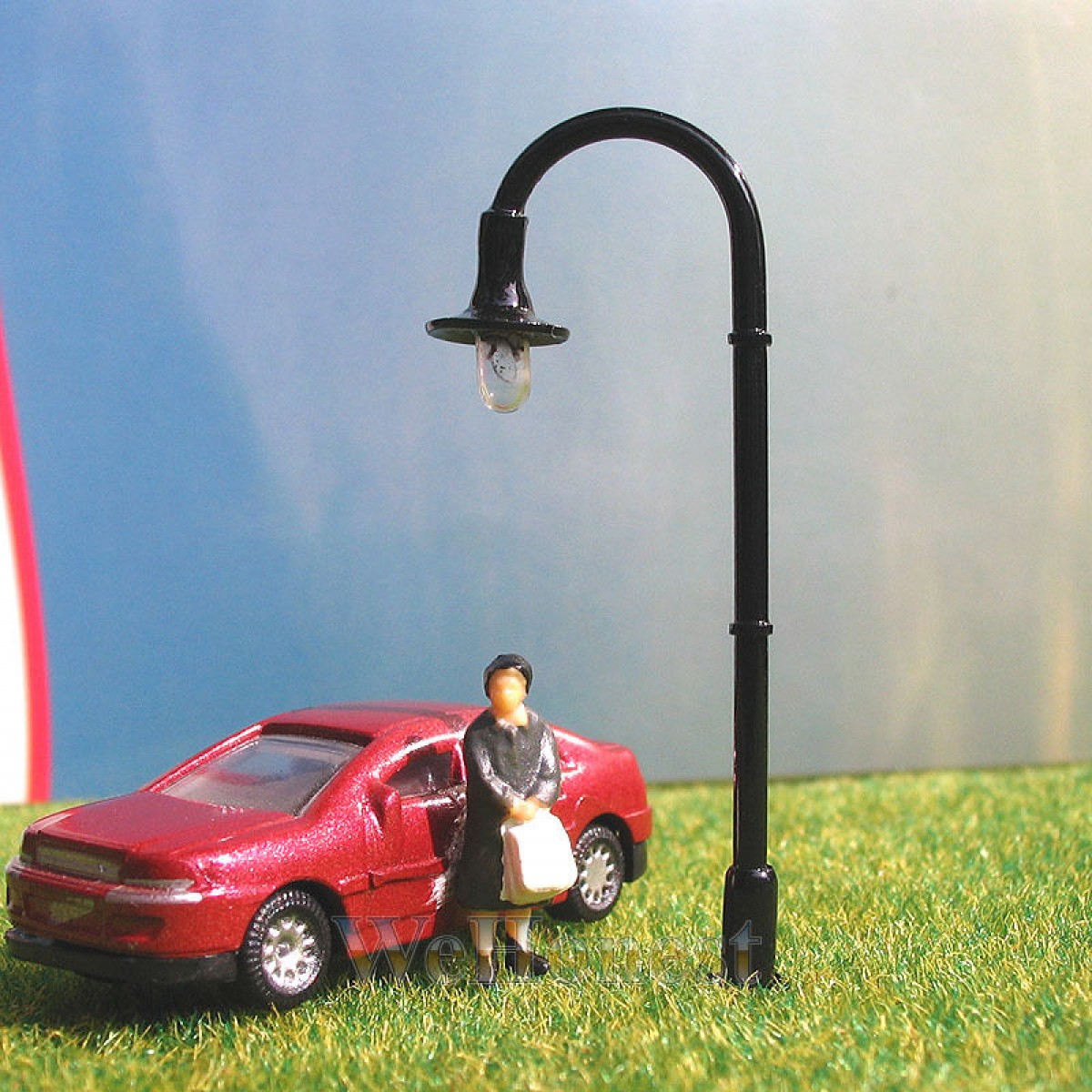 5 x N gauge Antique Lampposts 6V street lights #005