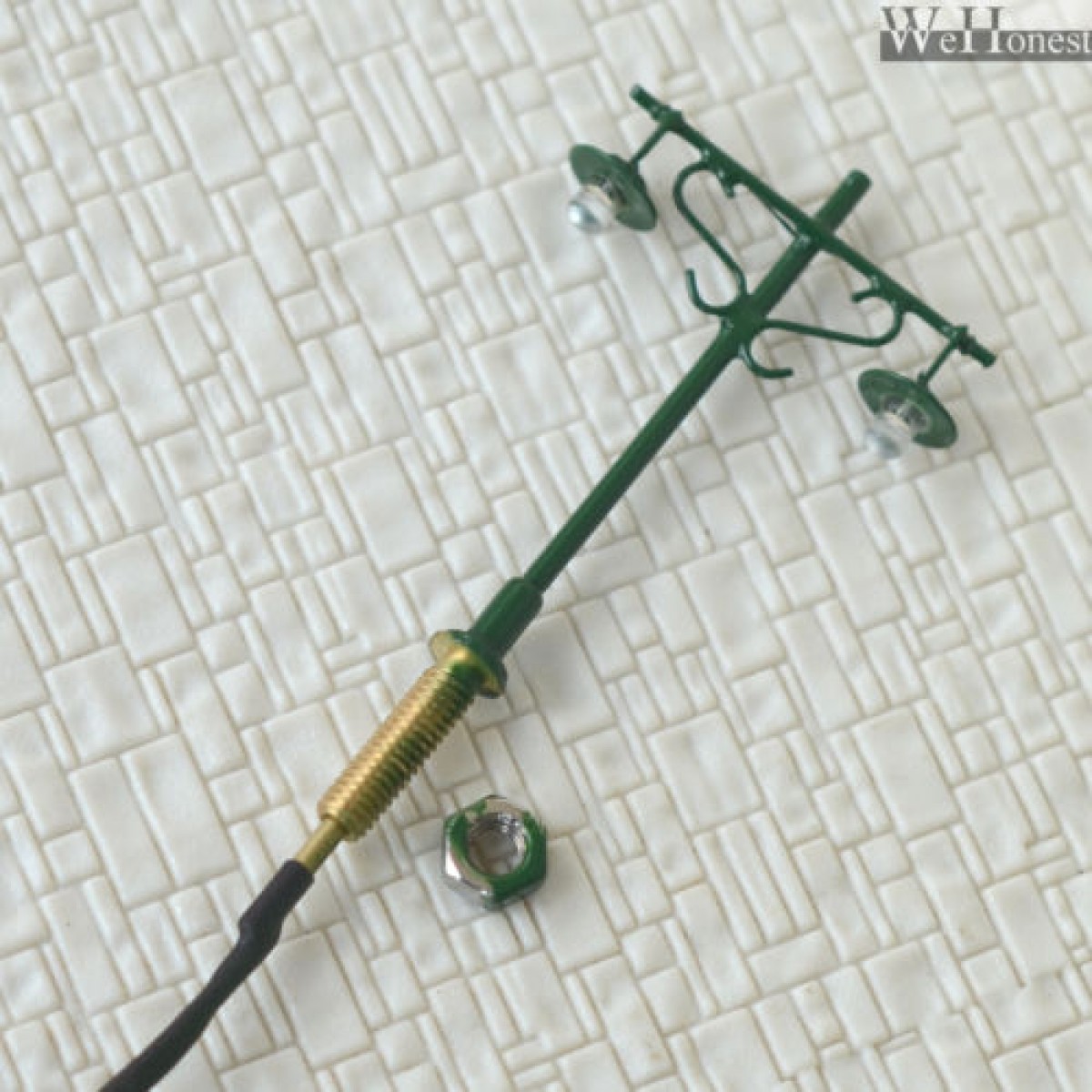 5 x N Scale Led light Model train Railroad street Lamp post + resistors ...