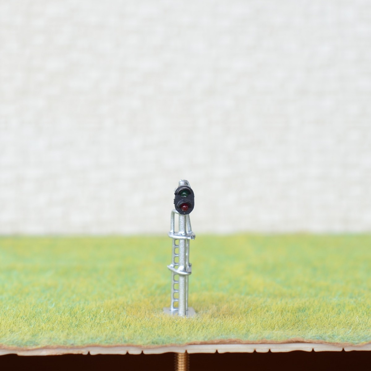 1 x N scale model train block signals railway LED light 2 aspect silver ...