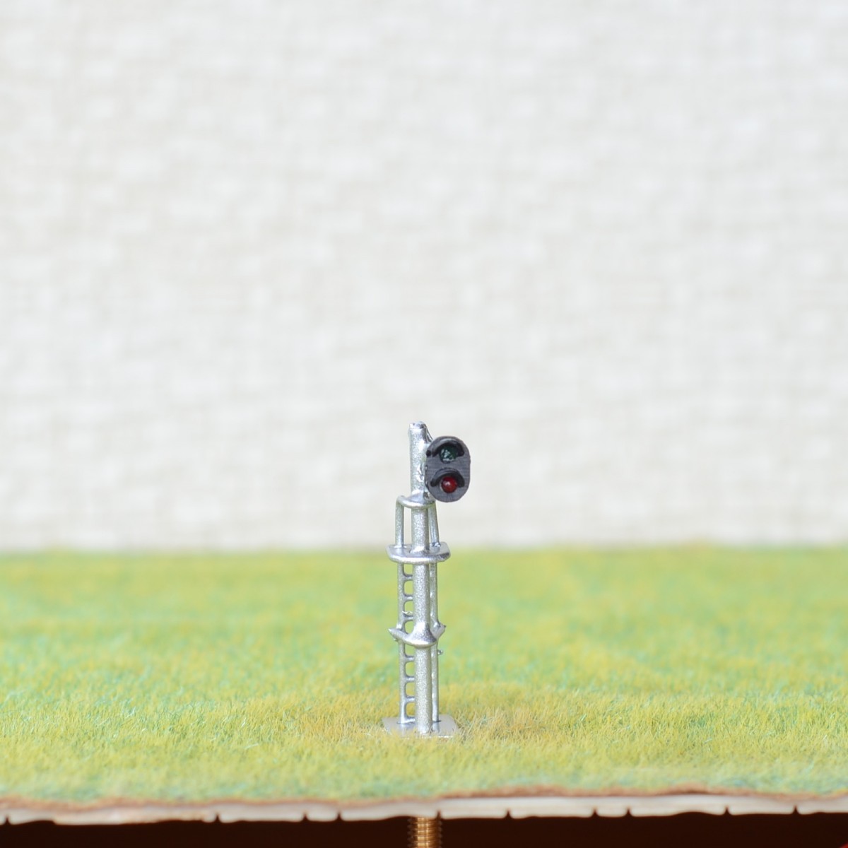1 x N scale model train block signals railway LED light 2 aspect silver ...