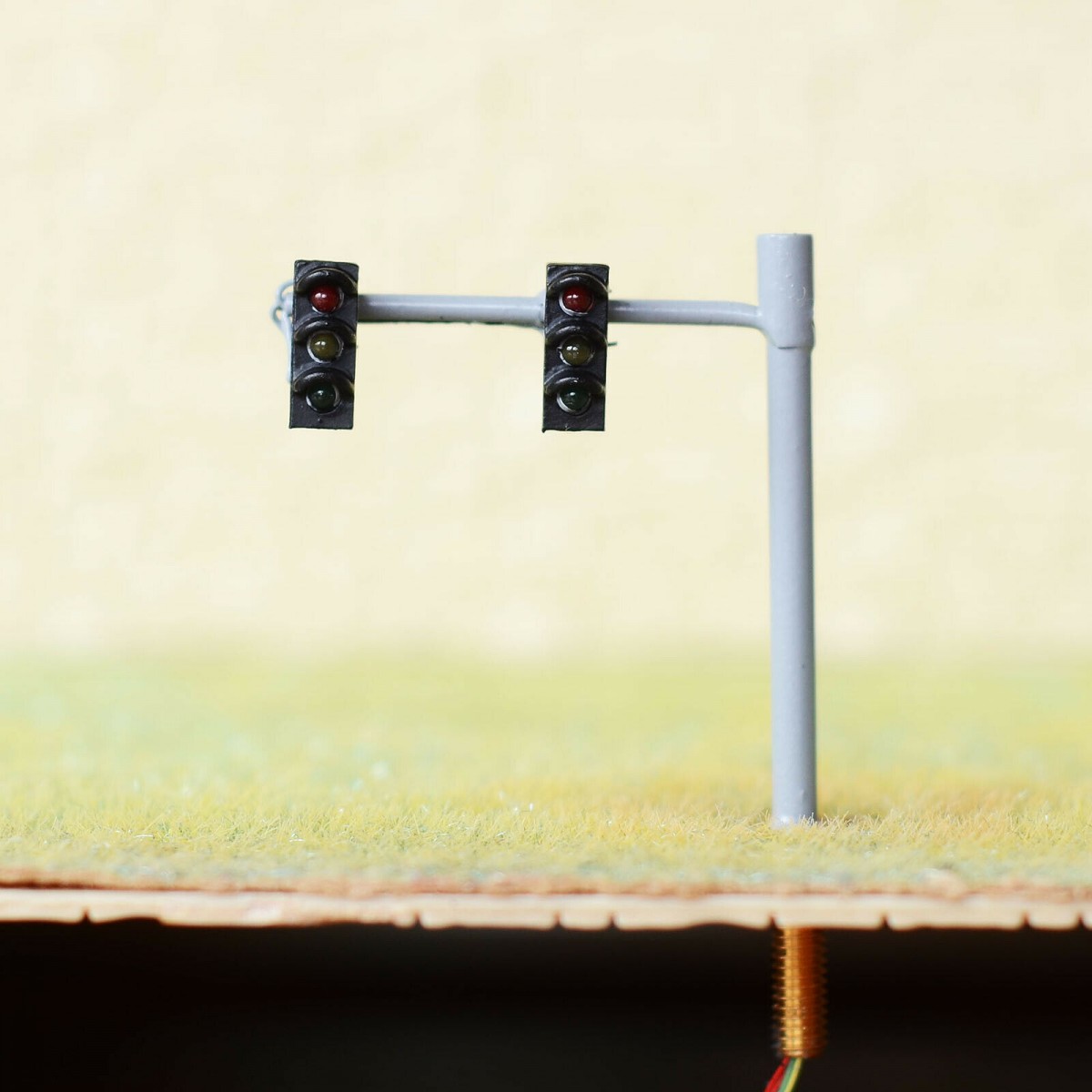 1 x traffic lights N scale crossing walk model LED pedestrian street ...