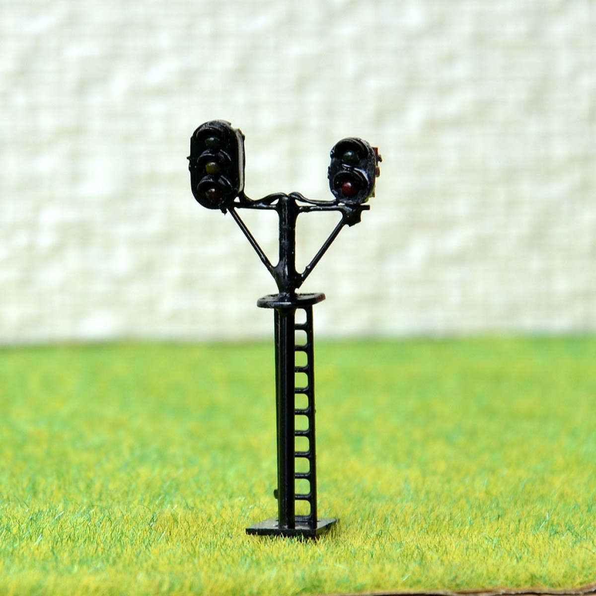 1 x N Scale 1:160 LEDs Made 2 side Railroad Branch Signals 2 aspects+3 ...