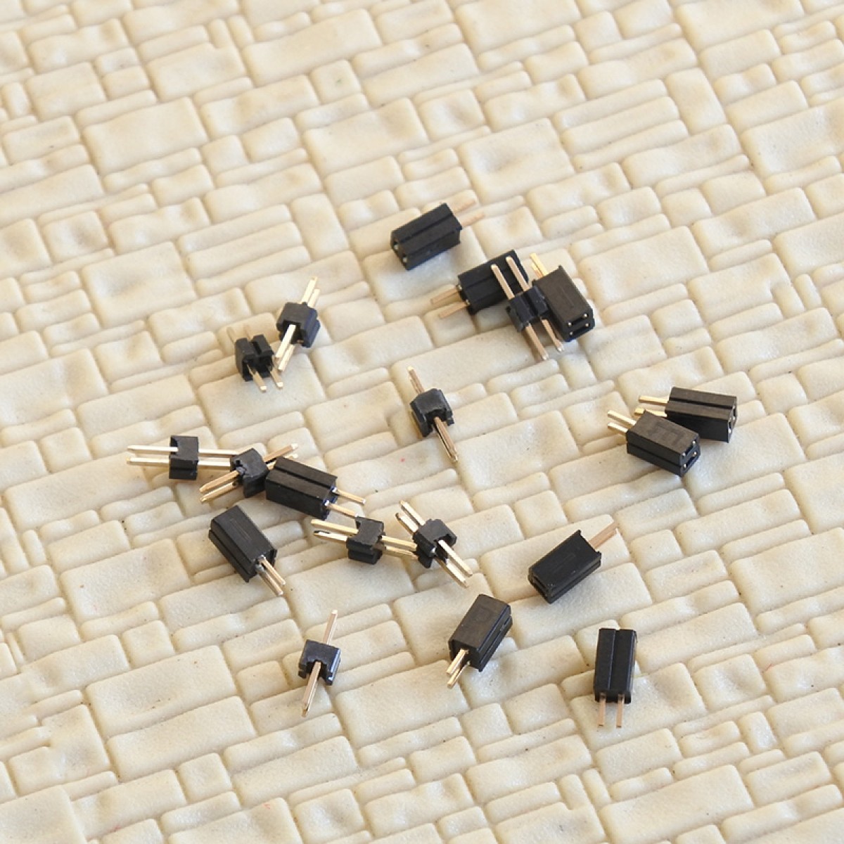 5 x wired combined 2 pins mini-plug 1.27mm + separate pin connectors