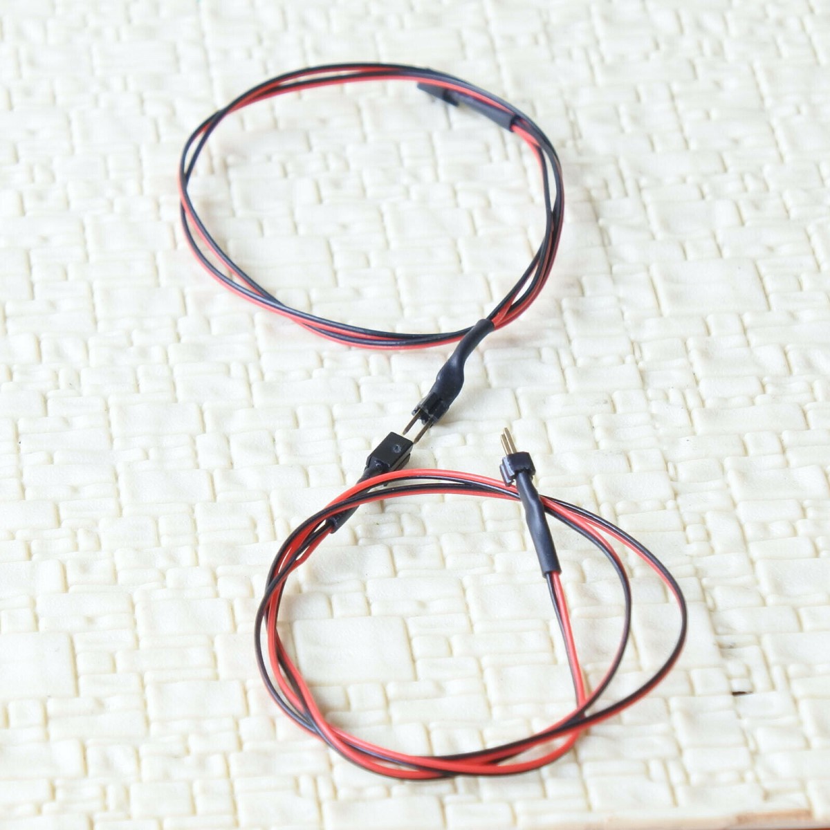 5 x mini-plug kits 2 Pins 1.27mm extending 300mm wires connector N HO light