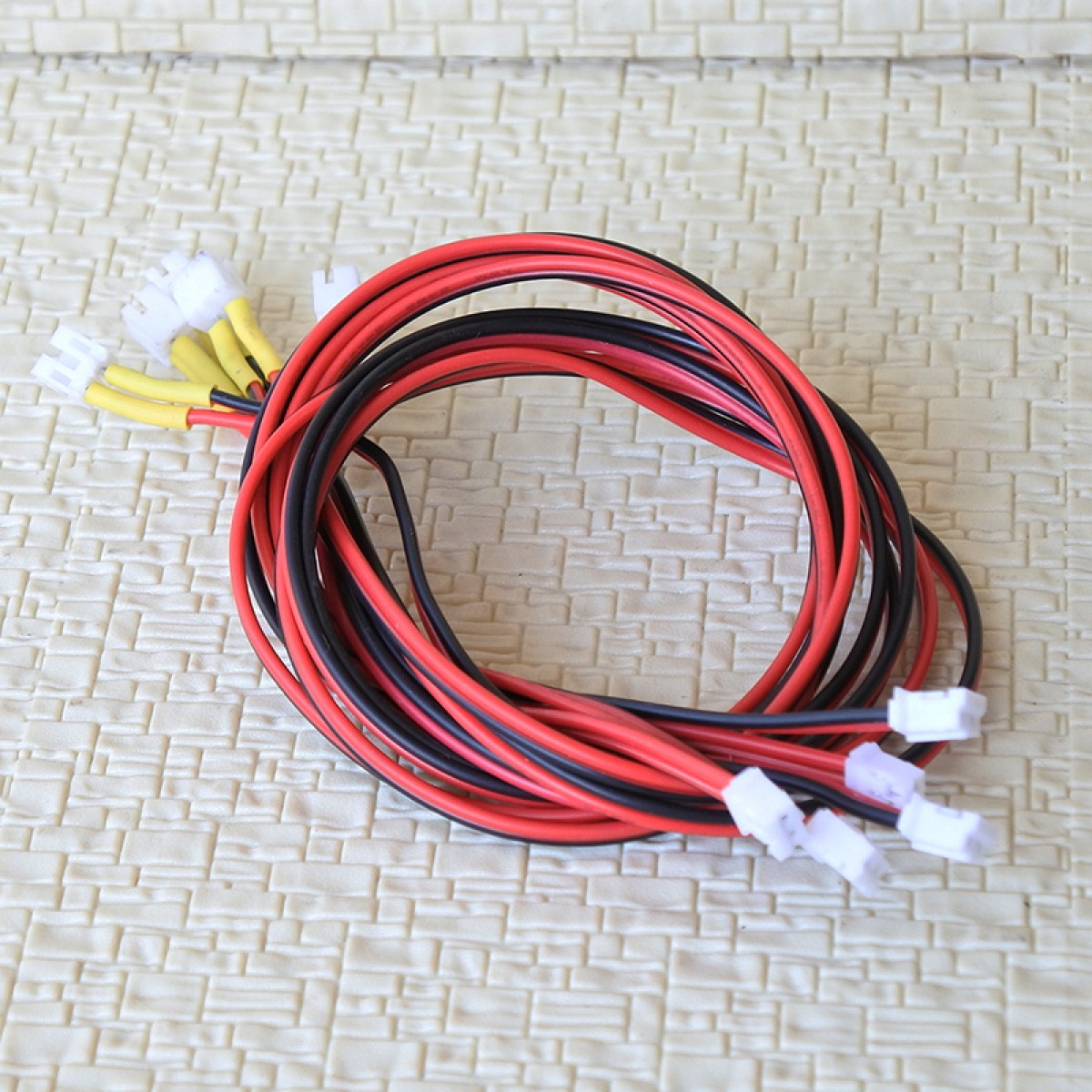 2 x extending wire cables wired mini 2 pins JST 2.0mm connectors 4 ...