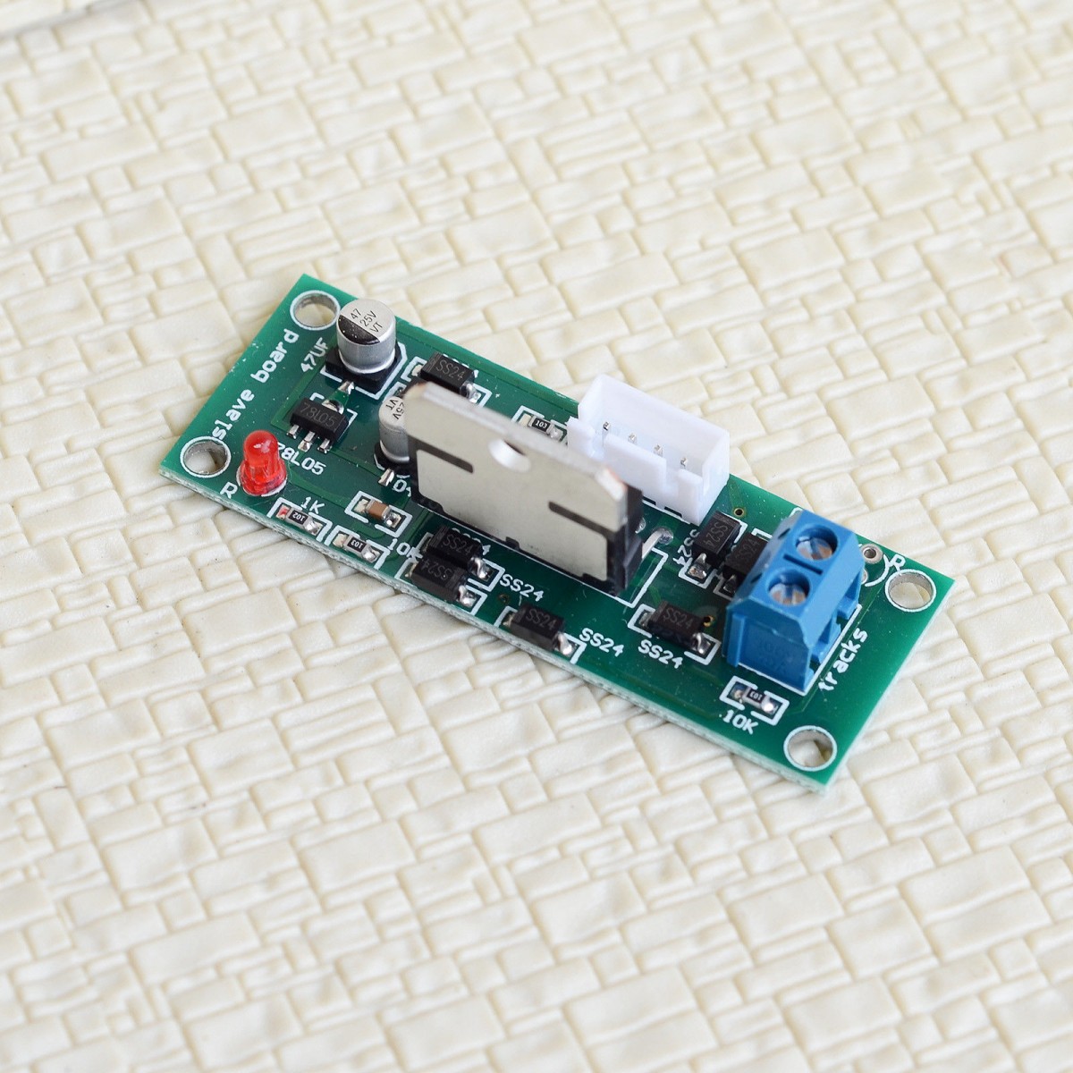 1 x model railway automatic spur rail station stop shuttle module slave ...